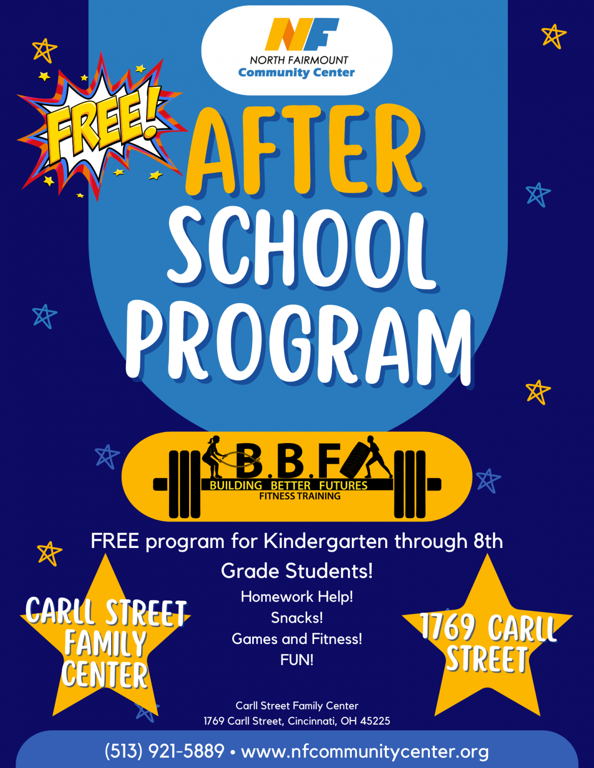 Official Website for the North Fairmount Community Center