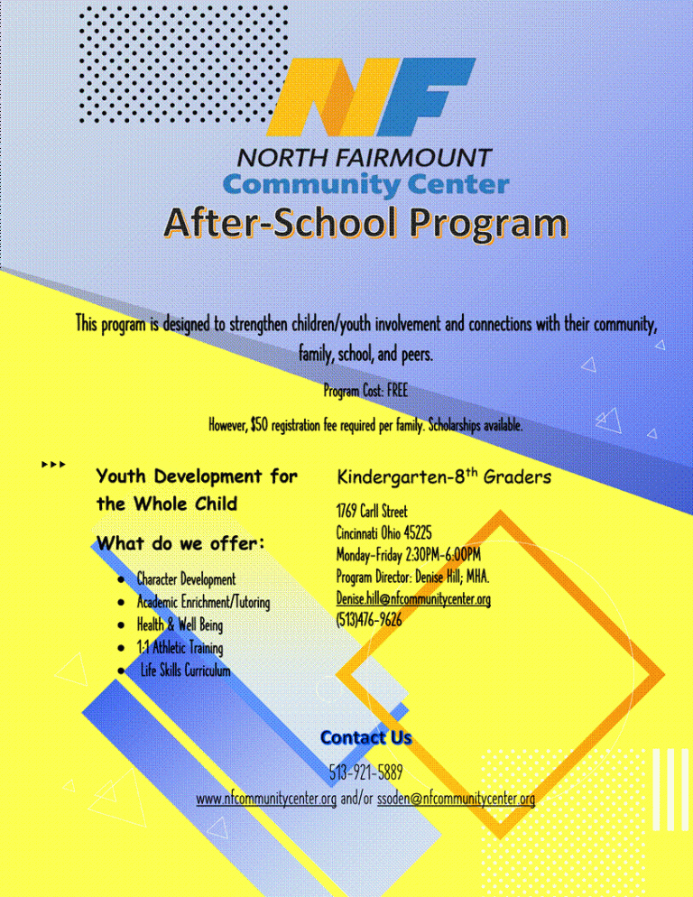 Official Website for the North Fairmount Community Center